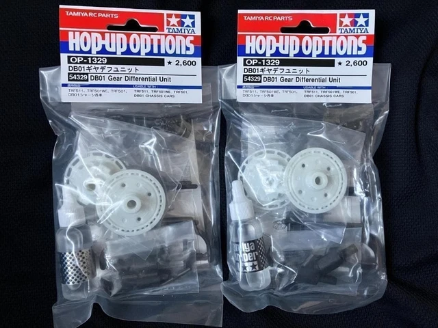 TAMIYA OP.1329 DB01 Gear Differential Unit 54329 Durga Front and Rear £ ...