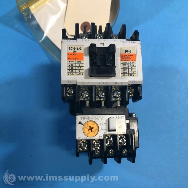 FUJI ELECTRIC SC-5-1/G Magnetic Contactor DC24V £85.18 - PicClick UK