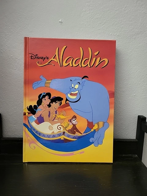 DISNEY CLASSIC SERIES Aladdin Hardcover Book Storybook Vintage 1992 $6. ...