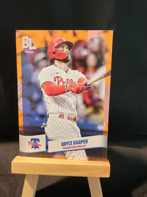 2024 BIG LEAGUE Baseball Electric Orange Border Bryce Harper Card EUR 0 ...