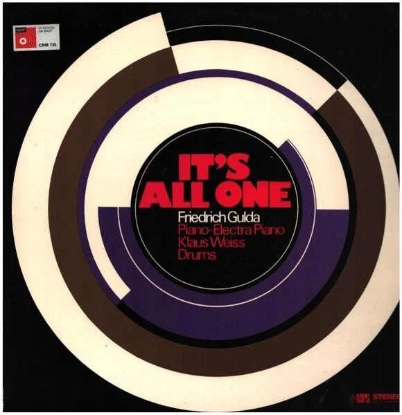 FRIEDRICH GULDA ITS All One ORIGINAL 1ST GERMAN Mps Vinyl LP EUR 45,90 ...