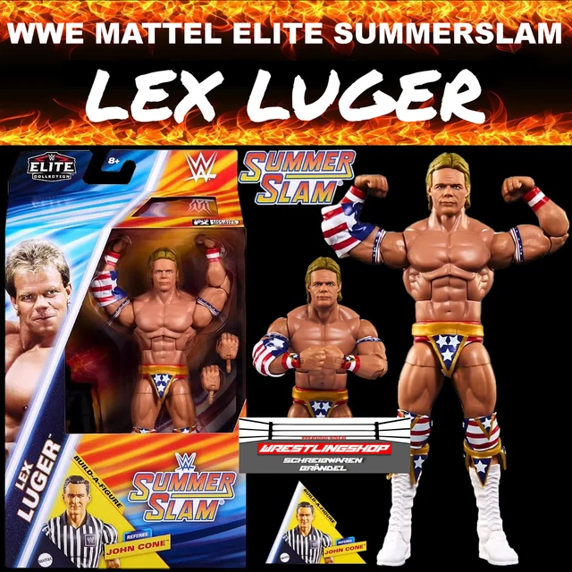 WWE MATTEL ELITE Summerslam Serie 2024 Lex Luger - Wrestling Figur - Basic Neu EUR 44,44 ...