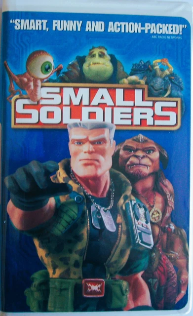 SMALL SOLDIERS (VHS, 1998, Clamshell, LN, Anime) Kirsten Dunst, Jay ...