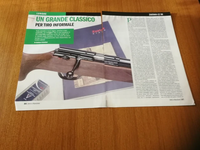 ZASTAVA CZ 99 Carbine Precision Rifle Technical Sheet Data Features £2. ...