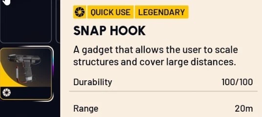 ARC RAIDERS 💫 Gadget 💫 Snap Hook EUR 9,50 - PicClick DE