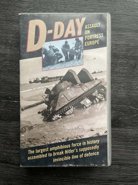 D-DAY ASSAULT ON FORTRESS EUROPE Vintage VHS Tape War £3.99 - PicClick UK