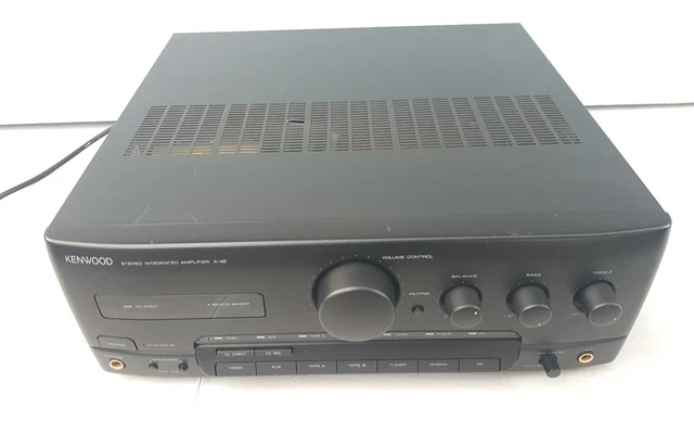 KENWOOD HIFI AMPLIFICATORE integrato A-45, 2x40 watt, ingresso phono ...