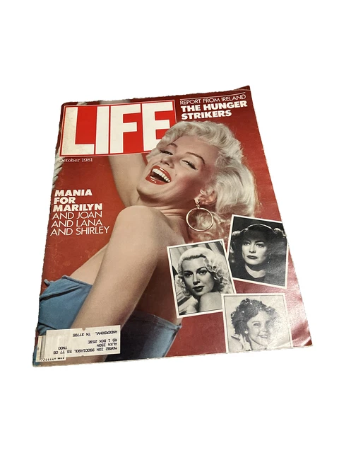 LIFE MAGAZINE: OCTOBER 1981, Marilyn Monroe & Joan & Shirley | Ireland ...