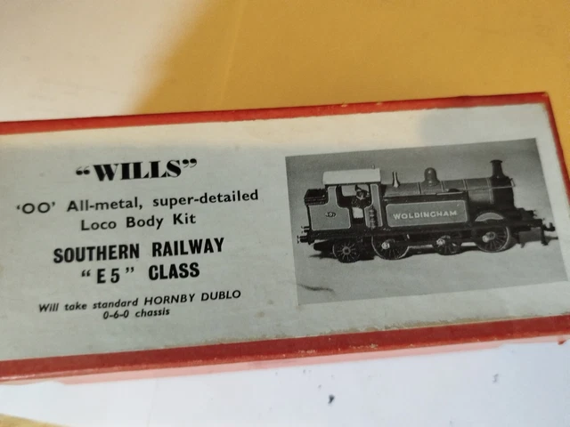 WILLS LBSCR/SR E5 class 0-6-2T 4mm whitemetal loco kit with an etched ...