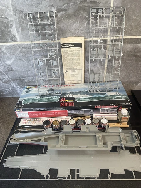 REVELL 5073 USS Enterprise Aircraft Carrier Red October £17.22 ...