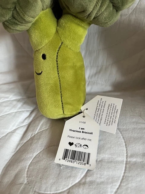 BRAND NEW JELLYCAT Vivacious Vegetable Broccoli With Tags Retired £57. ...