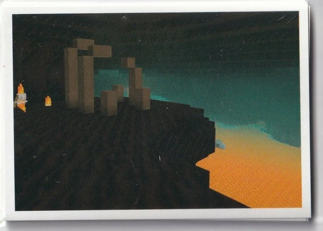 PANINI MINECRAFT TREASURE Sticker 2021 Numéro 143 Explore Le Nether EUR ...