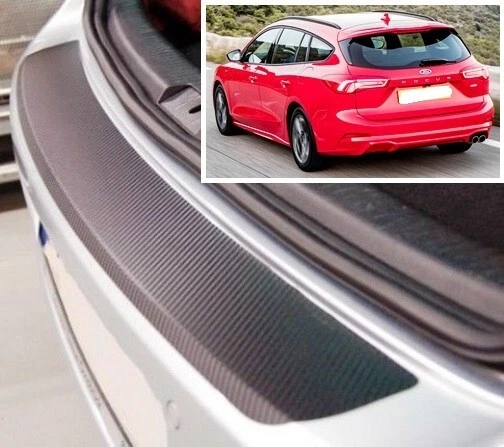 FORD FOCUS MK4 Estate -Carbon Style rear Bumper Protector £17.99 ...