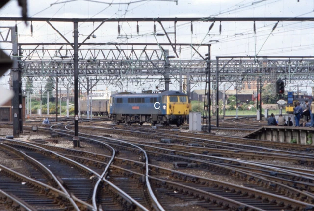 ORIGINAL 35MM BRITISH Railway B.r Slide - Class 87 87009 At Crewe 06/06 ...