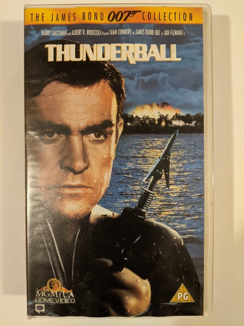THUNDERBALL (VHS/DM, 1995) James Bond Sean Connery Bernard Lee Lois ...