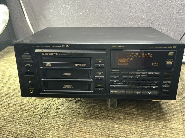 PIONEER 18 DISC Multi-Play Compact Disc Player PD-TM1 973974 $73.82 ...