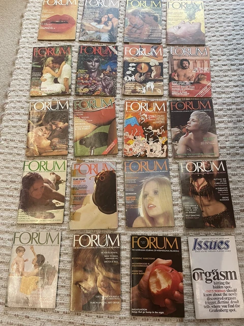 VINTAGE AUSTRALIAN FORUM magazines bulk lot from 1970's-80's X 20 $10. ...