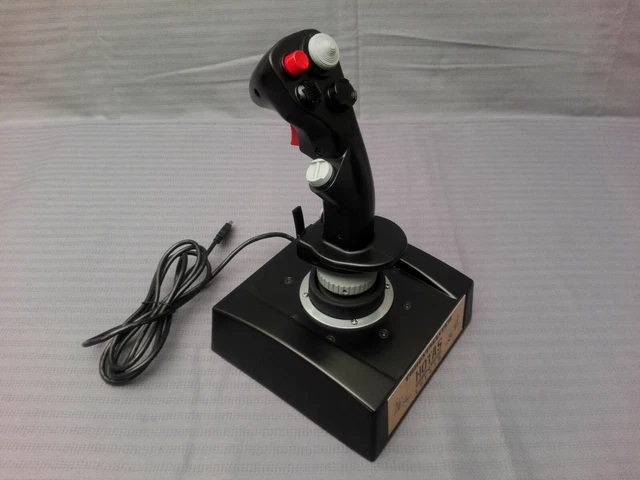 THRUSTMASTER HOTAS COUGAR - metal joystick, F-16 DCS World Flight ...