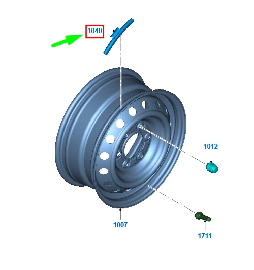 FORD RANGER T6 MK1 Wheel Balance Weight 45G 1455617 99659-20045 NEW ...