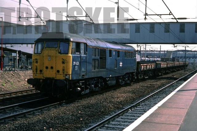 35MM SLIDE BR British Railways Diesel Loco Class 31 31413 Peterborough ...