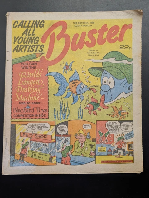 BUSTER COMIC, 12TH October 1985, IPC/Fleetway £4.49 - PicClick UK