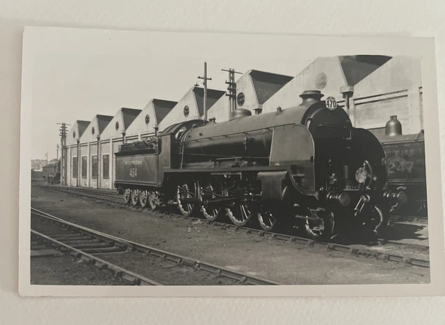 SOUTHERN RAILWAY LOCOMOTIVE Photograph - 454 Exmouth Station -A964 £4. ...