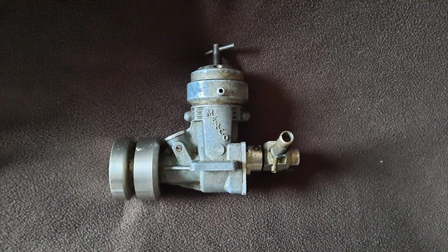 VINTAGE RC MERCO 29 Marine Diesel Engine, RC Boat Engine, RC Ship Tug ...