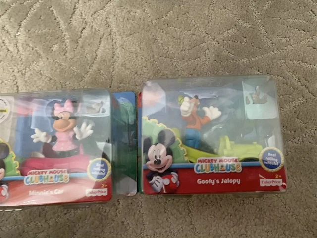 FISHER PRICE MICKEY MOUSE CLUBHOUSE GOOFY'S JALOPY .DISNEY & MINNIE’s ...