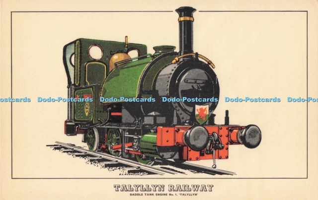 R727658 TALYLLYN RAILWAY Saddle Tank Engine No 1 Fine Art Lithograph ...