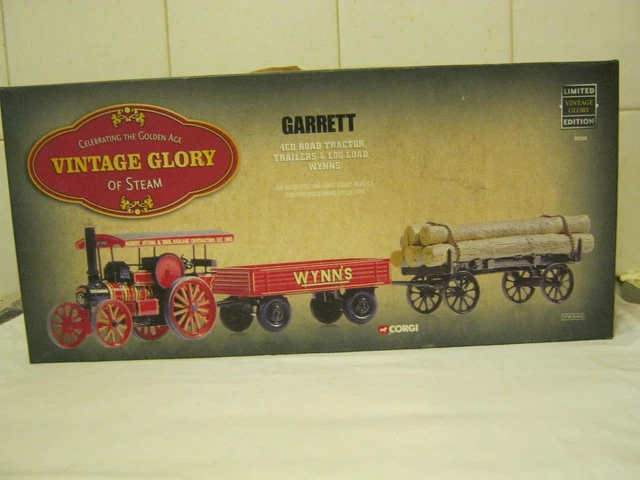 CORGI 1:50 SCALE Garrett Steam Engine, Wynn's Livery. Mint And Boxed. £ ...