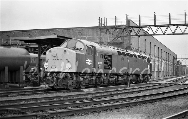 ORIGINAL 35MM BRITISH RAILWAY NEGATIVE OF 40097 @ LONGSIGHT + COPYRIGHT ...