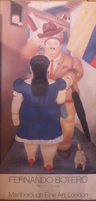 1983 FERNANDO BOTERO Exhibition Poster in London £304.72 - PicClick UK