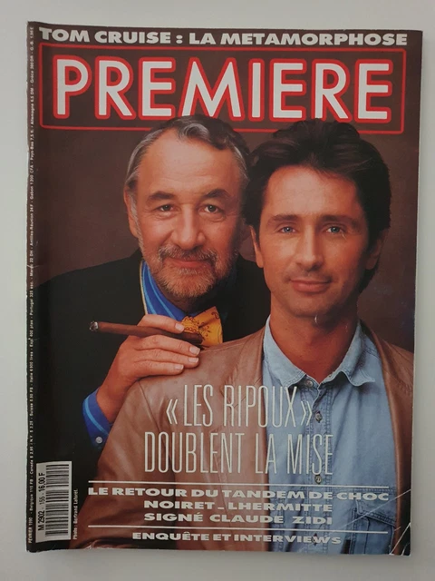 PREMIERE N°155 FÉVRIER 1990 Les Ripoux Noiret Lhermitte Tom Cruise BE ...