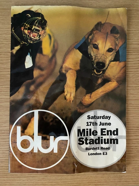 BLUR 17TH JUNE Mile End Stadium tour programme (Very Rare) £52.72 ...