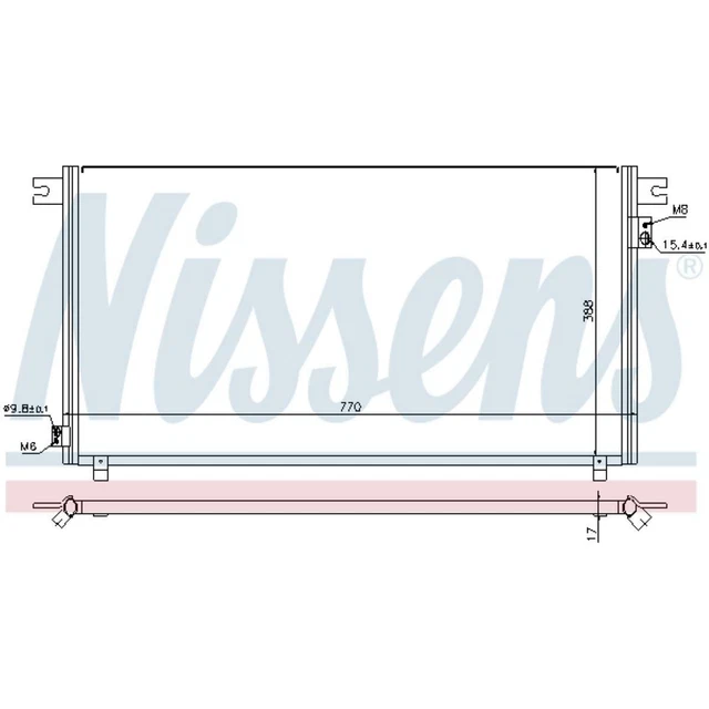 CONDENSATEUR CLIMATISATION CLIMATISEUR pour Nissan Patrol Taille V ...
