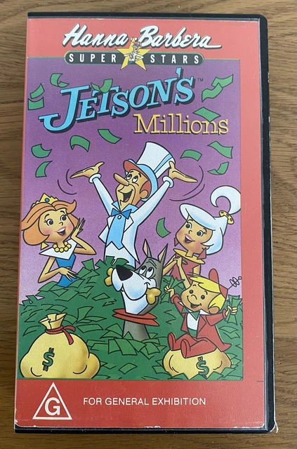 THE JETSONS MILLIONS VHS Hanna Barbera Super Stars Cartoon Video 1989 ...