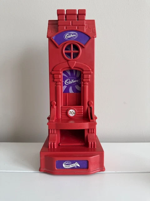 CADBURYS CHOCOLATE DISPENSER Machine 10p Money Box Vintage Miniature ...