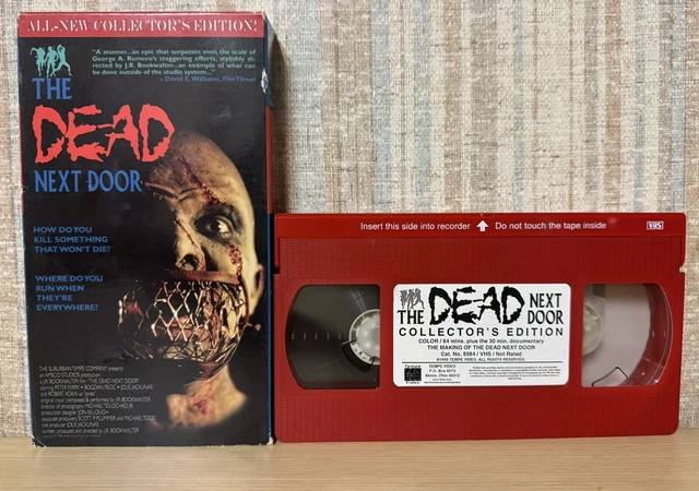 THE DEAD NEXT Door VHS Rare Red Tape Collector’s Edition Horror Zombie ...