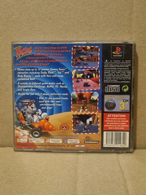 LOONEY TUNES RACING PS1 Complete With Manual PAL EUR 25,50 - PicClick FR