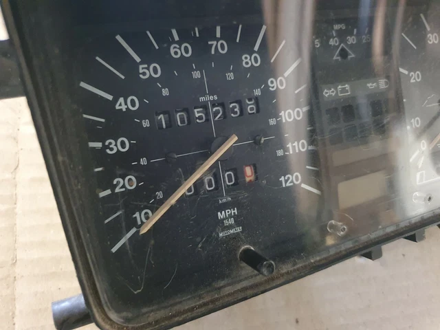 VW GOLF MK1 GTi MFA TACHIMETRO PRIMI OROLOGI QUADRO STRUMENTI TACHO ...