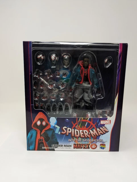 FIGURINE MEDICOM TOY MAFEX 107 SPIDER-MAN MILES MORALES Into the Spider ...