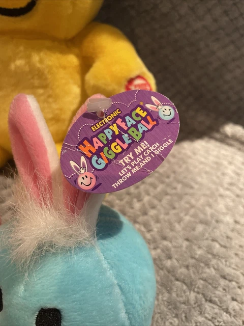 VINTAGE DAN DEE Smiley Face Plush Giggle Wiggles Talks Moves Dandee ...