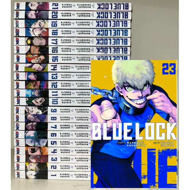 BLUE LOCK MANGA Comic English Version Book Vol 1-23 Yusuke Nomura ...