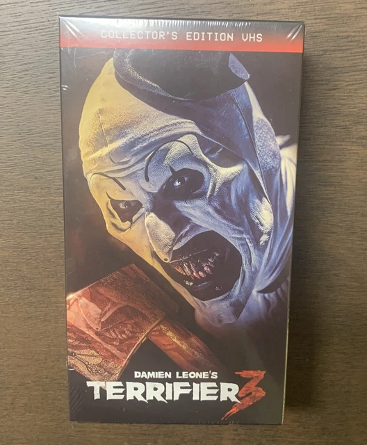 TERRIFIER 3 COLLECTOR'S Edition VHS Set Walmart Exclusive £50.25 ...