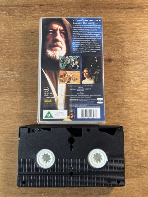 STAR WARS A New Hope (1995 Release) VHS Tape - THX Widescreen ...
