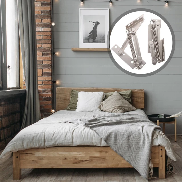 3 PAIRS LIFT And Up Hinge Spring Loaded Hinge Lid Support Support £38. ...