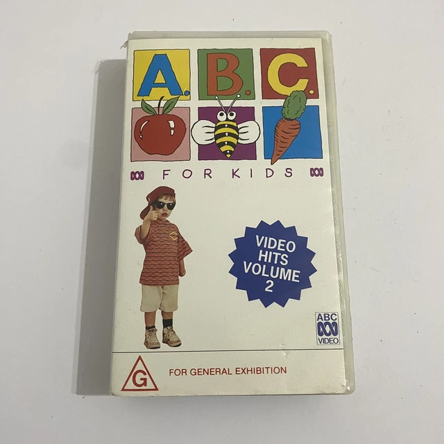 ABC FOR KIDS Video Hits Volume 2 VHS Video Tape 1992 $15.50 - PicClick AU