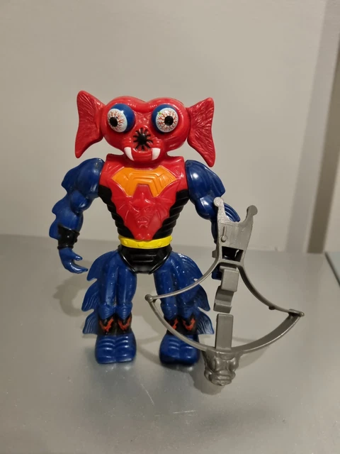 RARE HE-MAN / She-Ra Mantenna Figure 1984 Red and Blue eye version 100% ...