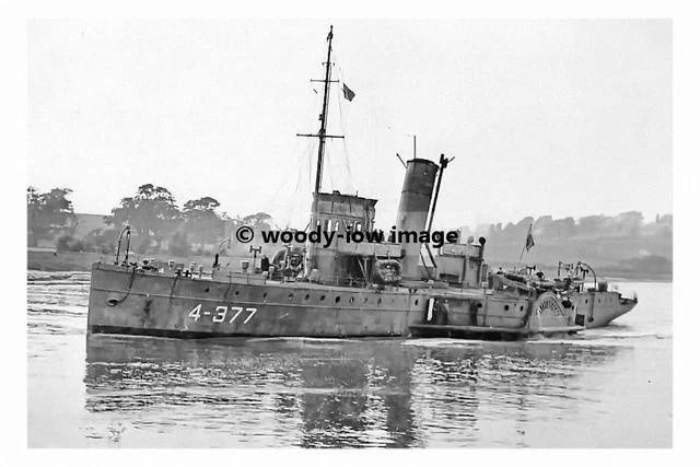 RP17137 - ROYAL Navy Paddle Steamer - HMS Glen Usk , built 1914 - print ...