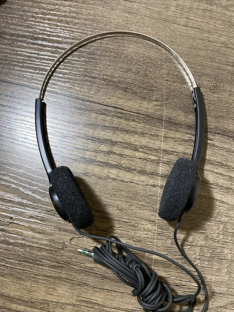VINTAGE SONY MDR-006 Walkman Discman Stereo Metal Headphones Foam Pads ...